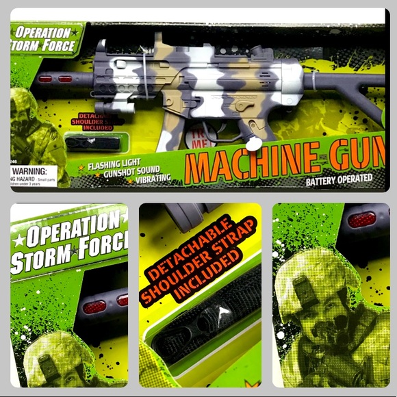 Toys | New Operation Storm Force Machine Gun Sound Lights | Poshmark